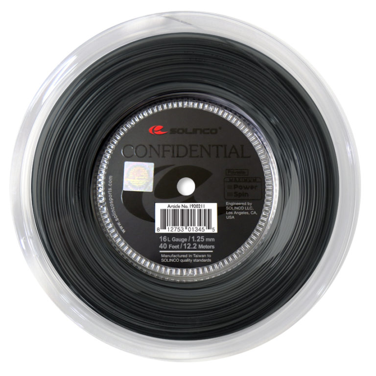 Solinco Confidential String Review - Tennisnerd.net