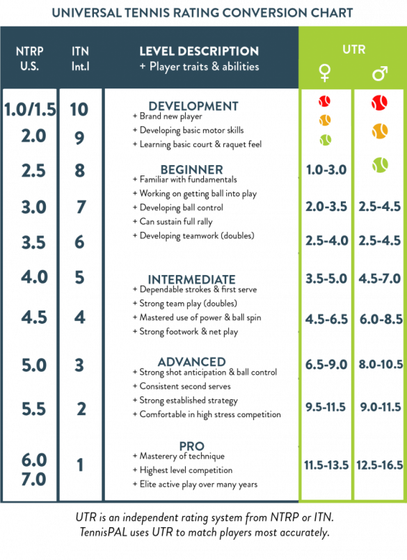 Understanding your level of tennis - Tennisnerd.net