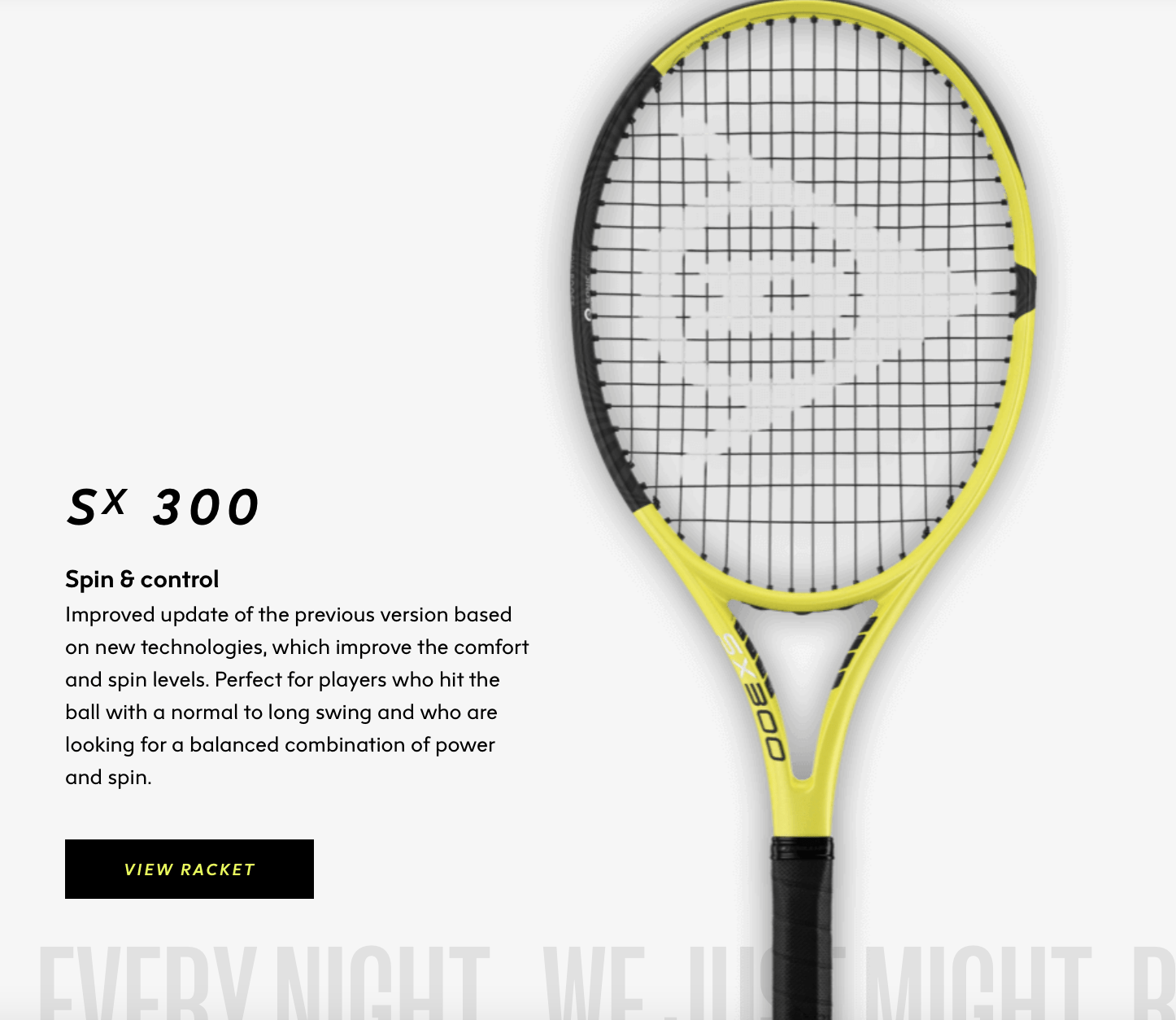 Dunlop SX Racquets 2022 - Tennisnerd.net