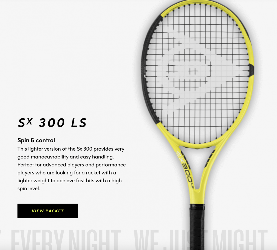 Dunlop SX Racquets 2022 - Tennisnerd.net