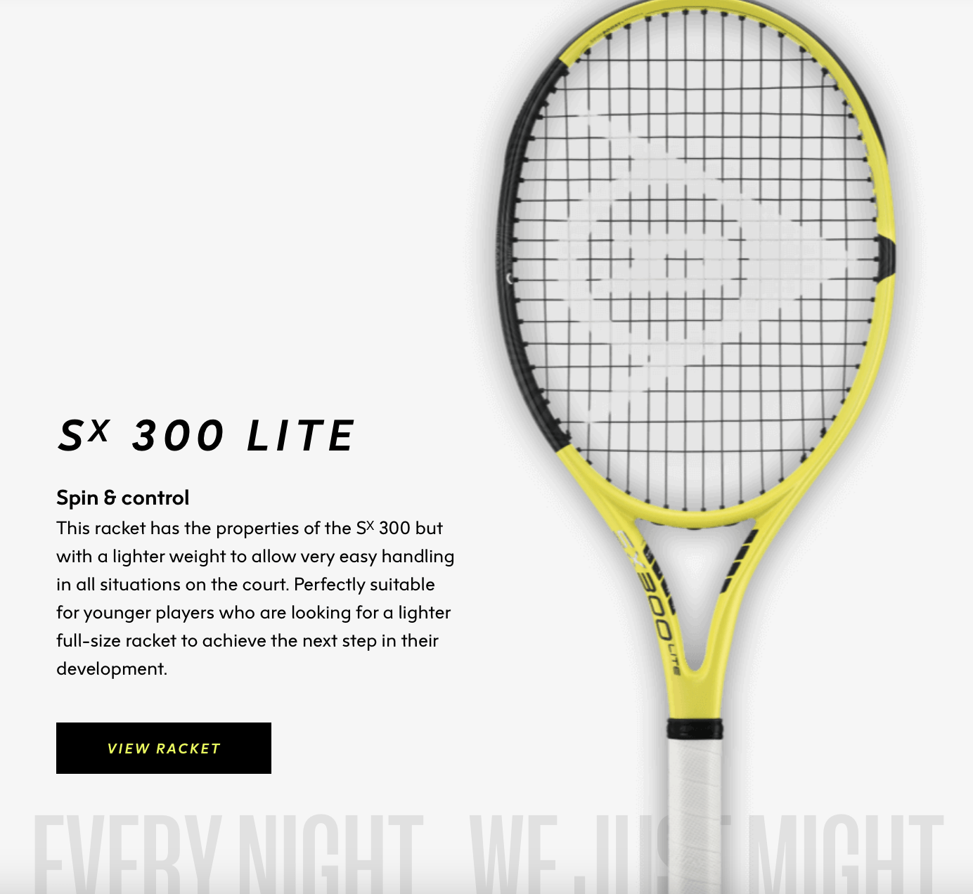 Dunlop SX Racquets 2022 - Tennisnerd.net