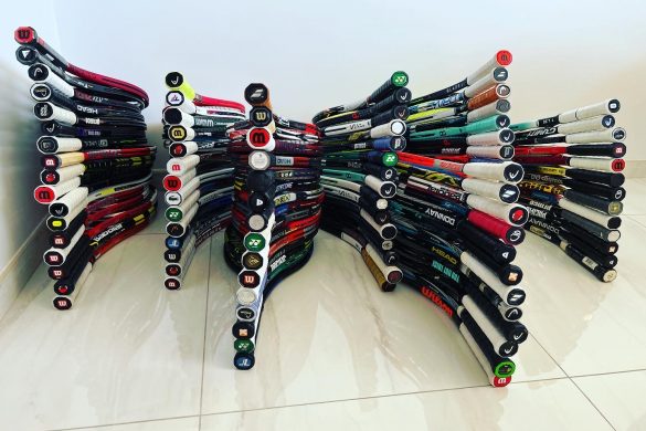 Vintage tennis racquet collection - old but gold in the Tennisnerd closet