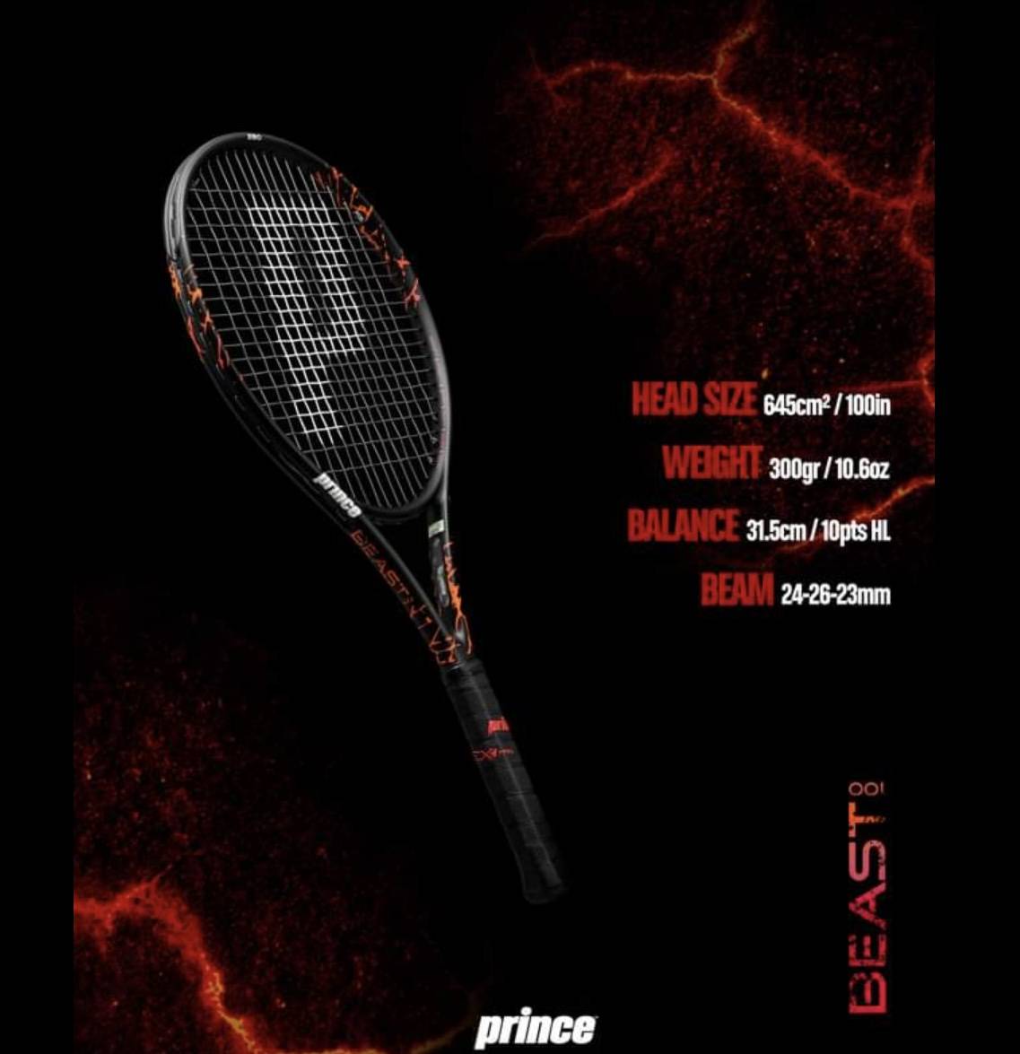 New Prince Beast Racquets - Tennisnerd.net