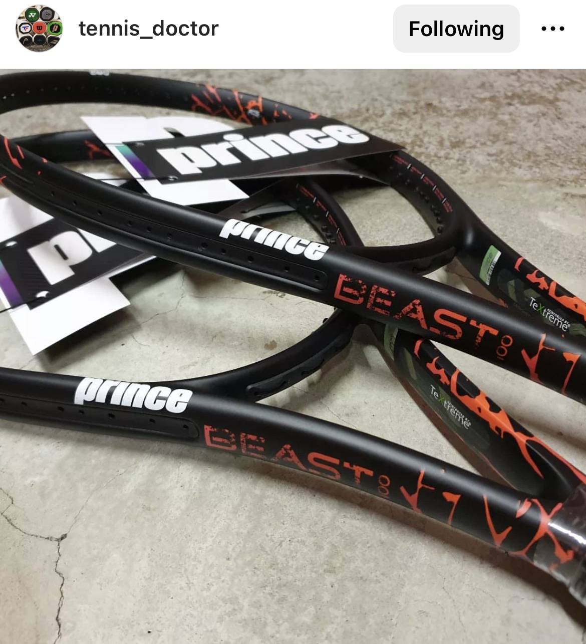 New Prince Beast Racquets - Tennisnerd.net